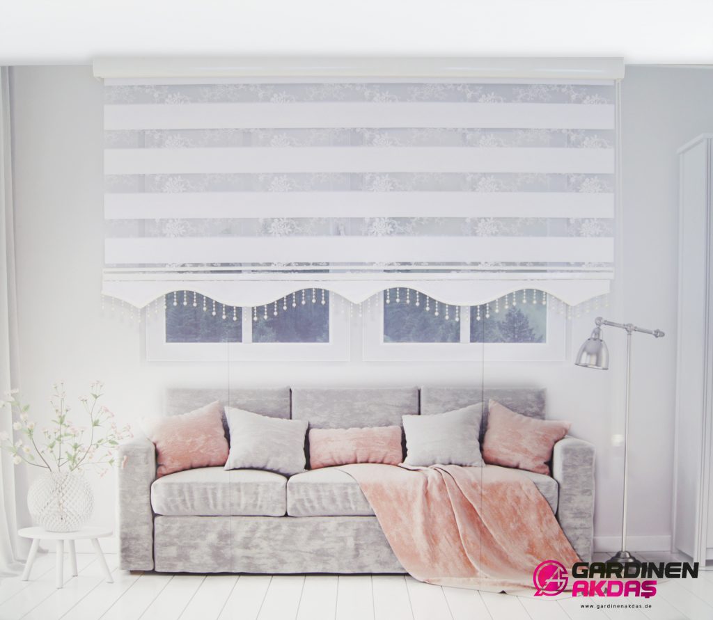 ♥ KORDENA – Doppel Rollo Duorollo Zebra – Gardinen Akdas